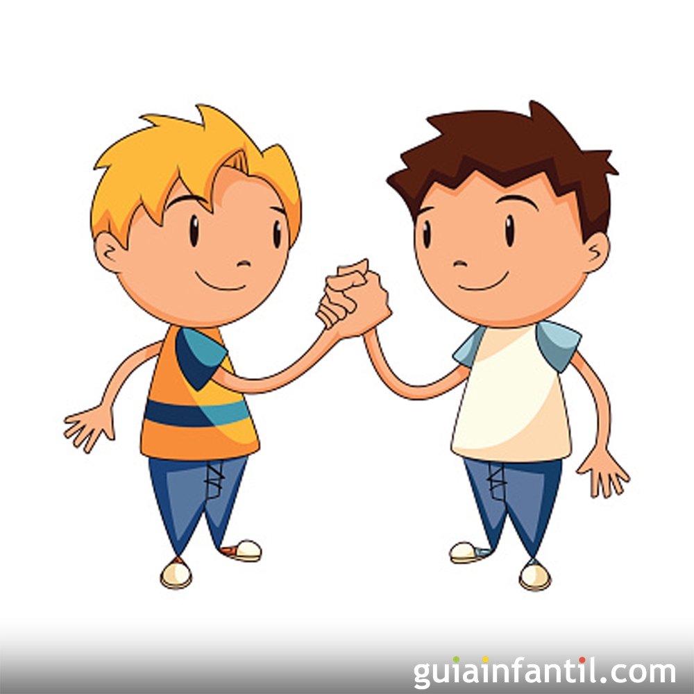 Os dois amigos. Fábula de La Fontaine